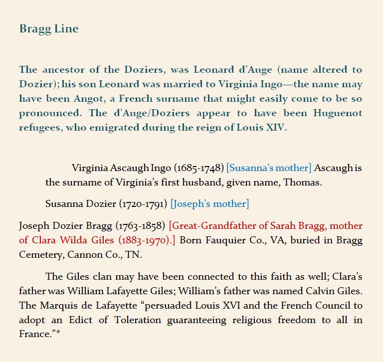 Charts – Memories of a Midwestern Family